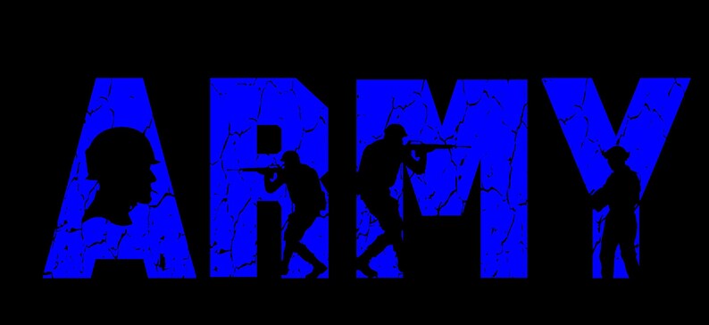 Army Svg, Png, Jpg, Ico, Sublimation, Silhouette, Instant File Download ...