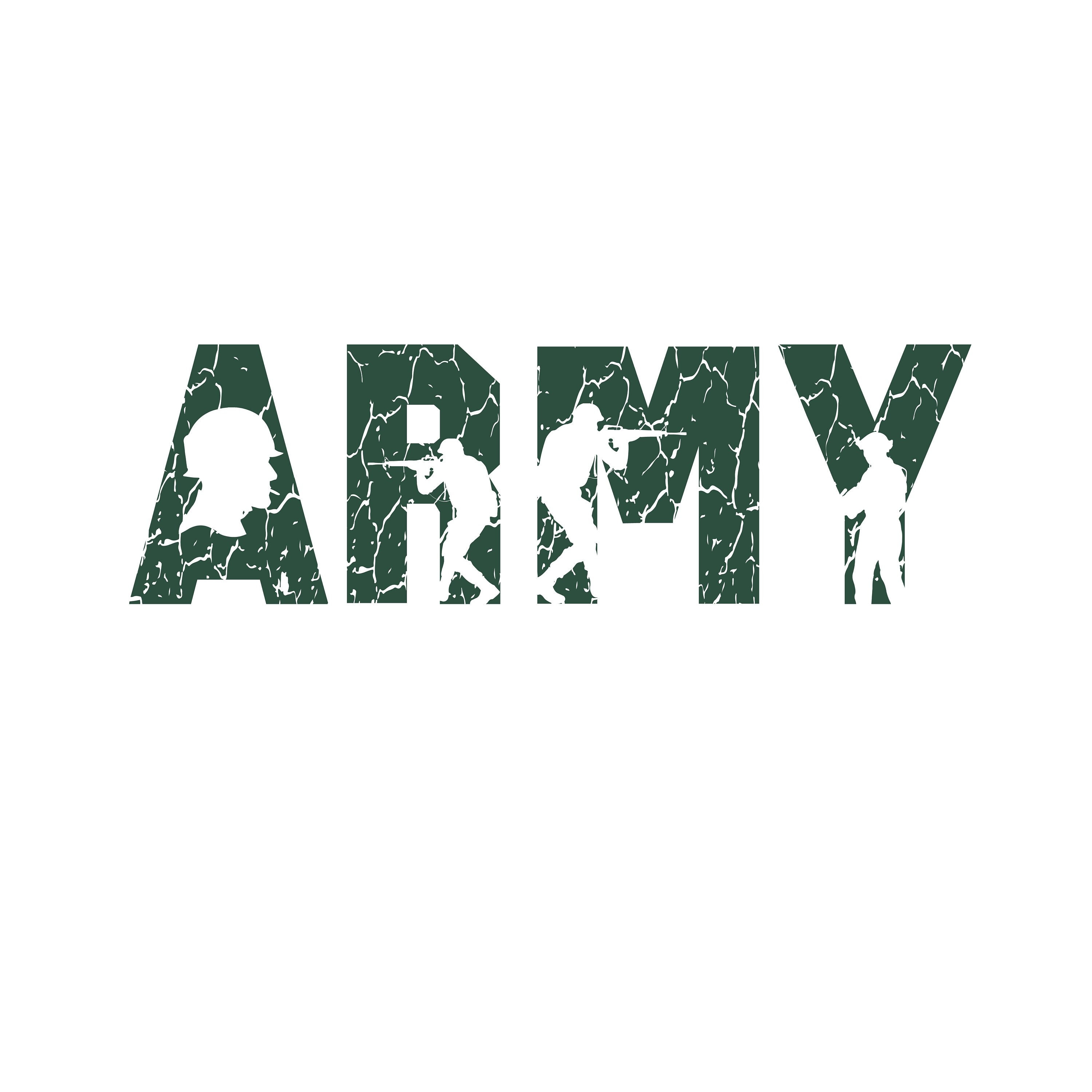 Army Svg, Png, Jpg, Ico, Sublimation, Silhouette, Instant File Download ...