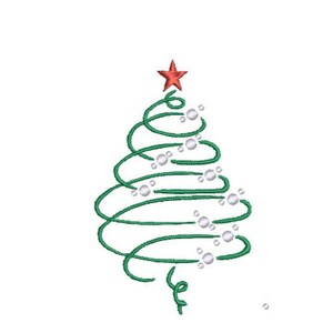 Christmas Trees Machine Embroidery, Machine Embroidery Design, Instant ...