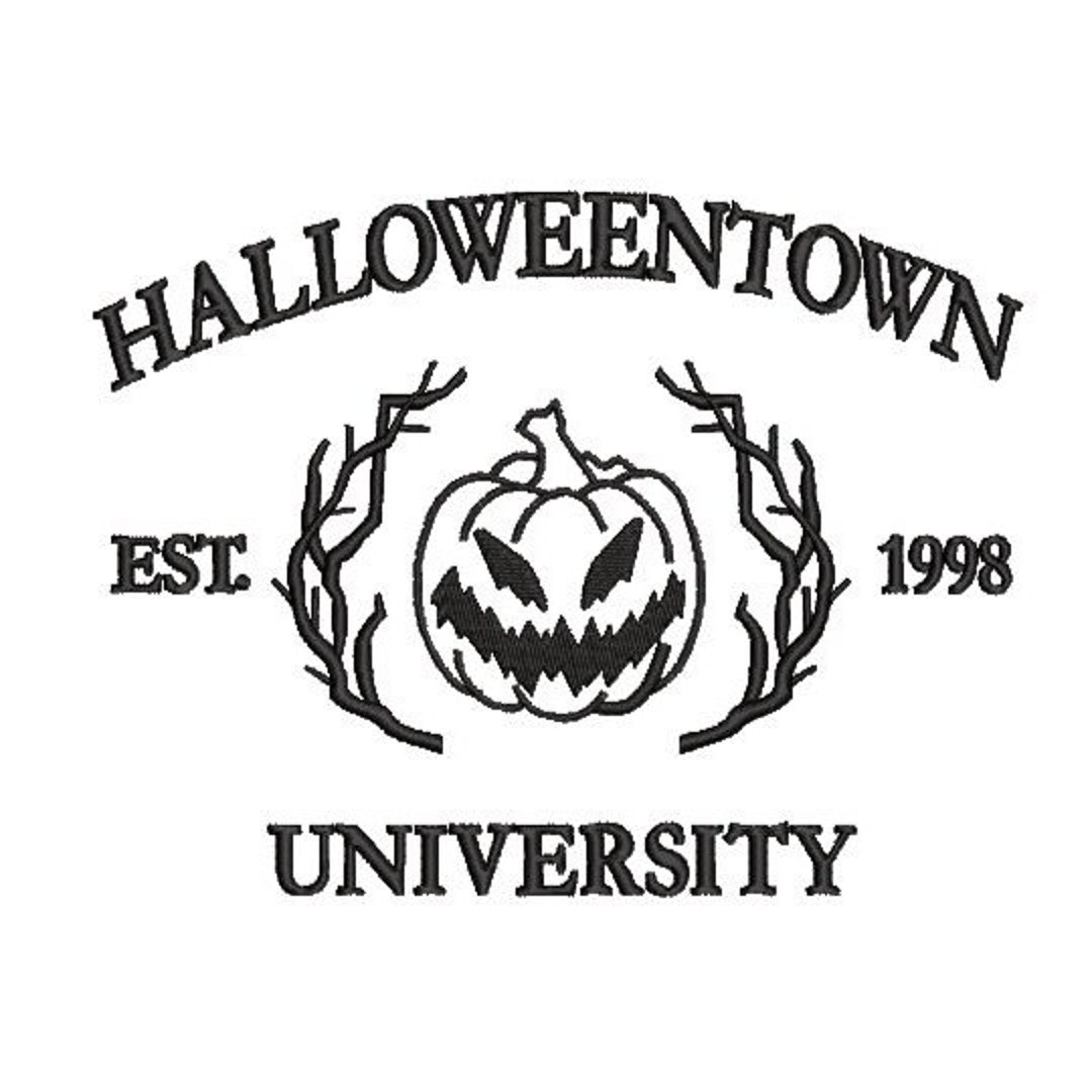 Halloweentown Embroidery Design, Halloween Embroidery Design, Machine ...