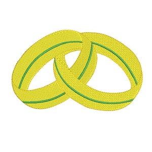 Wedding Ring Embroidery Design, Connected Rings Embroidery Design ...