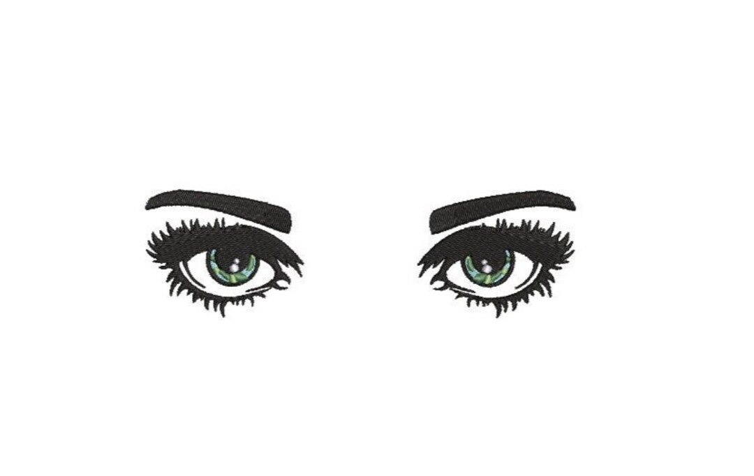 Eyes Embroidery, 10 Sizes, Instant File Download - Etsy
