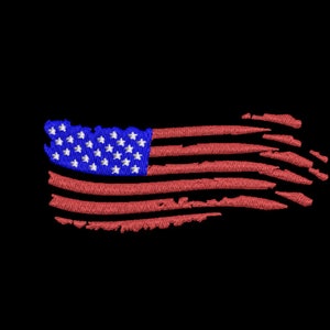 American Flag Embroidery Design, 6 Sizes, Instant File Download - Etsy