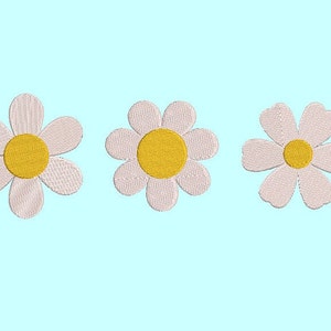 Bundle Daisy Flower Embroidery Design, Daisy Flowers Embroidery Designs ...