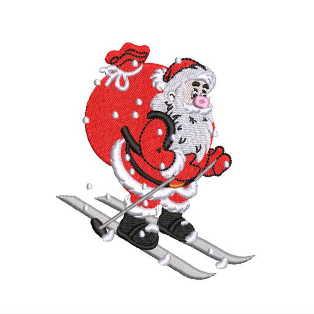 Santa Machine Embroidery Design, Santa is Coming Design, Christmas ...