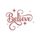 Believe Embroidery Design, Christmas Believe Embroidery, Christmas ...