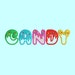 Candy Embroidery Design, Machine Embroidery Design, 4x4, 7sizes ...