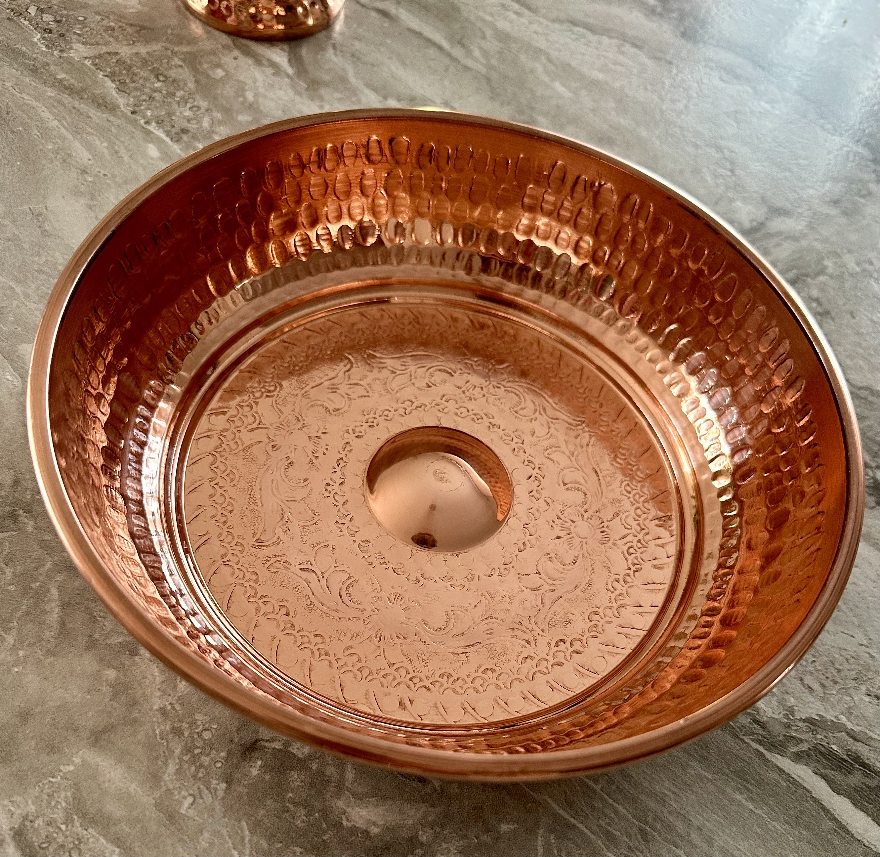 Copper Bath Spa Bowl, Turkish Hammam Bath Spa Bowl Basin Cup ...