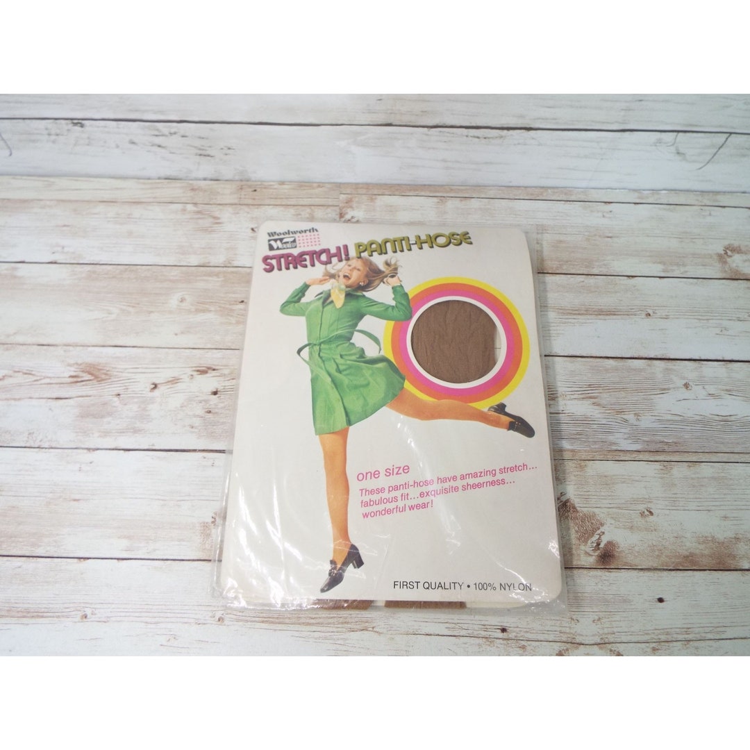 Vintage Woolworth Stretch Panti-hose One Size - New/sealed - Etsy