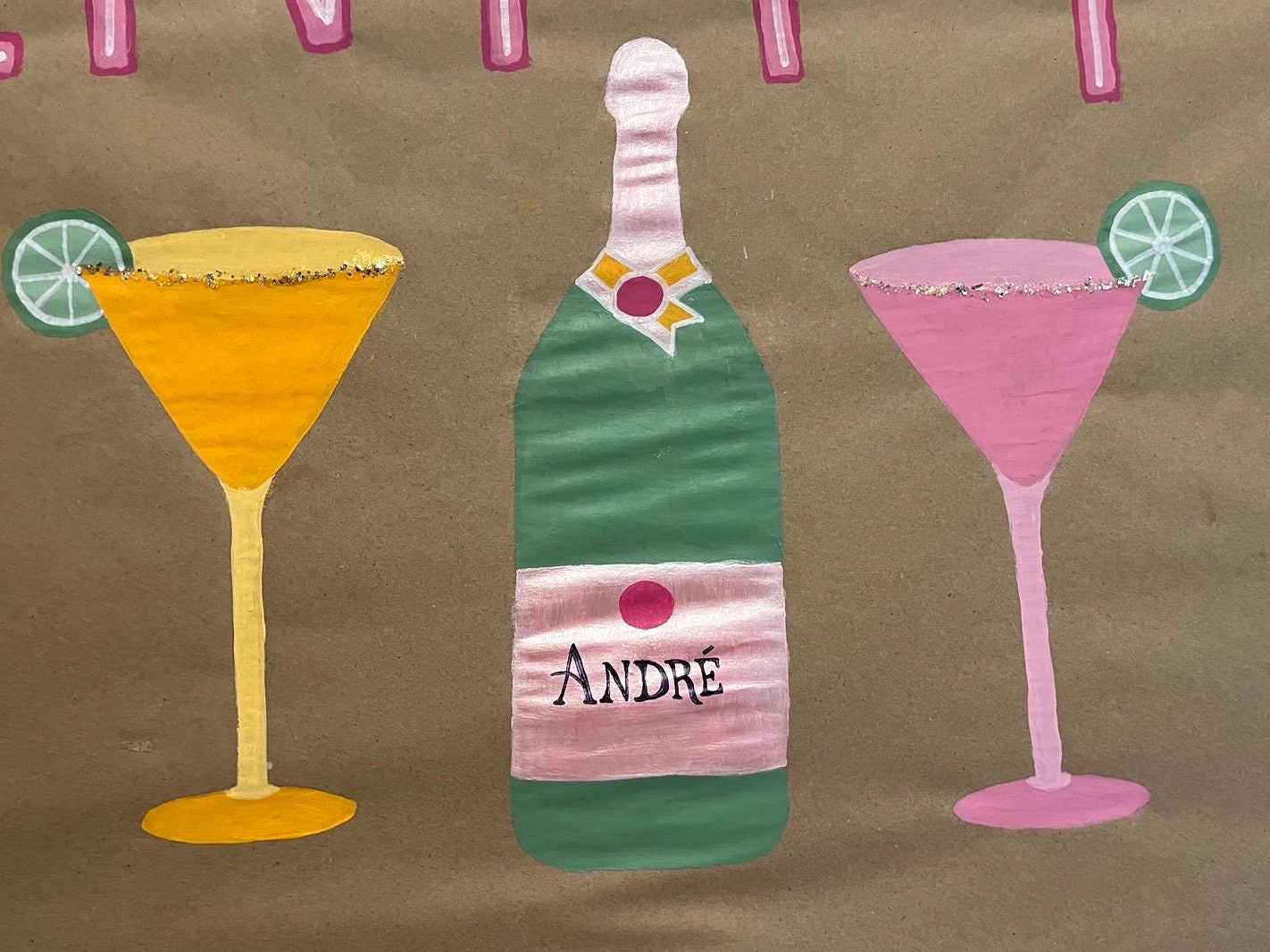 Hand-painted Party Signs/banners - Etsy