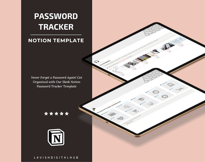 Password Log Digital Download Printable Password Login Tracker Password List Password Page ...
