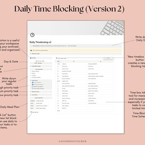 Timeboxing Planner for Daily Schedule, Productivity and Time Management ...