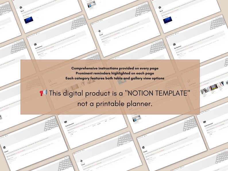 Password Tracker Notion Template, Password Book, Password Keeper ...