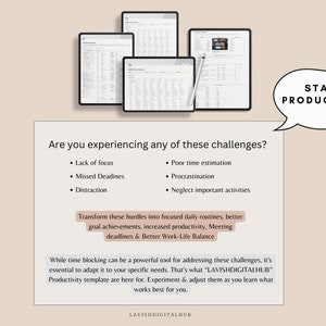 Timeboxing Planner for Weekly Schedule, Productivity and Time ...