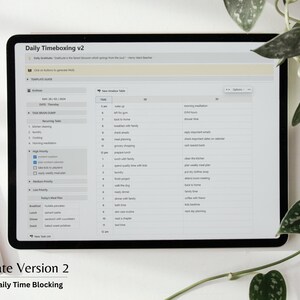 Timeboxing Planner for Daily Schedule, Productivity and Time Management ...