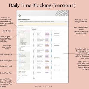 Timeboxing Planner for Daily Schedule, Productivity and Time Management ...