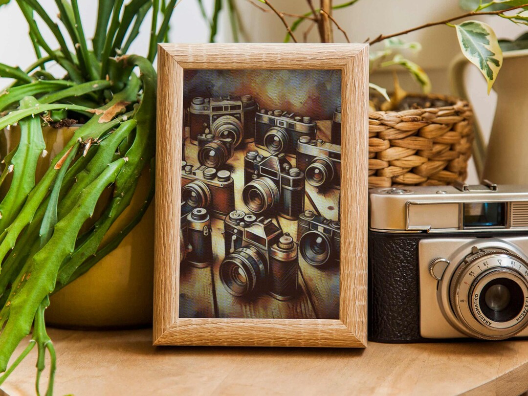 Vintage Camera Wall Art, Printable Wall Art, Vintage Wall Art ...
