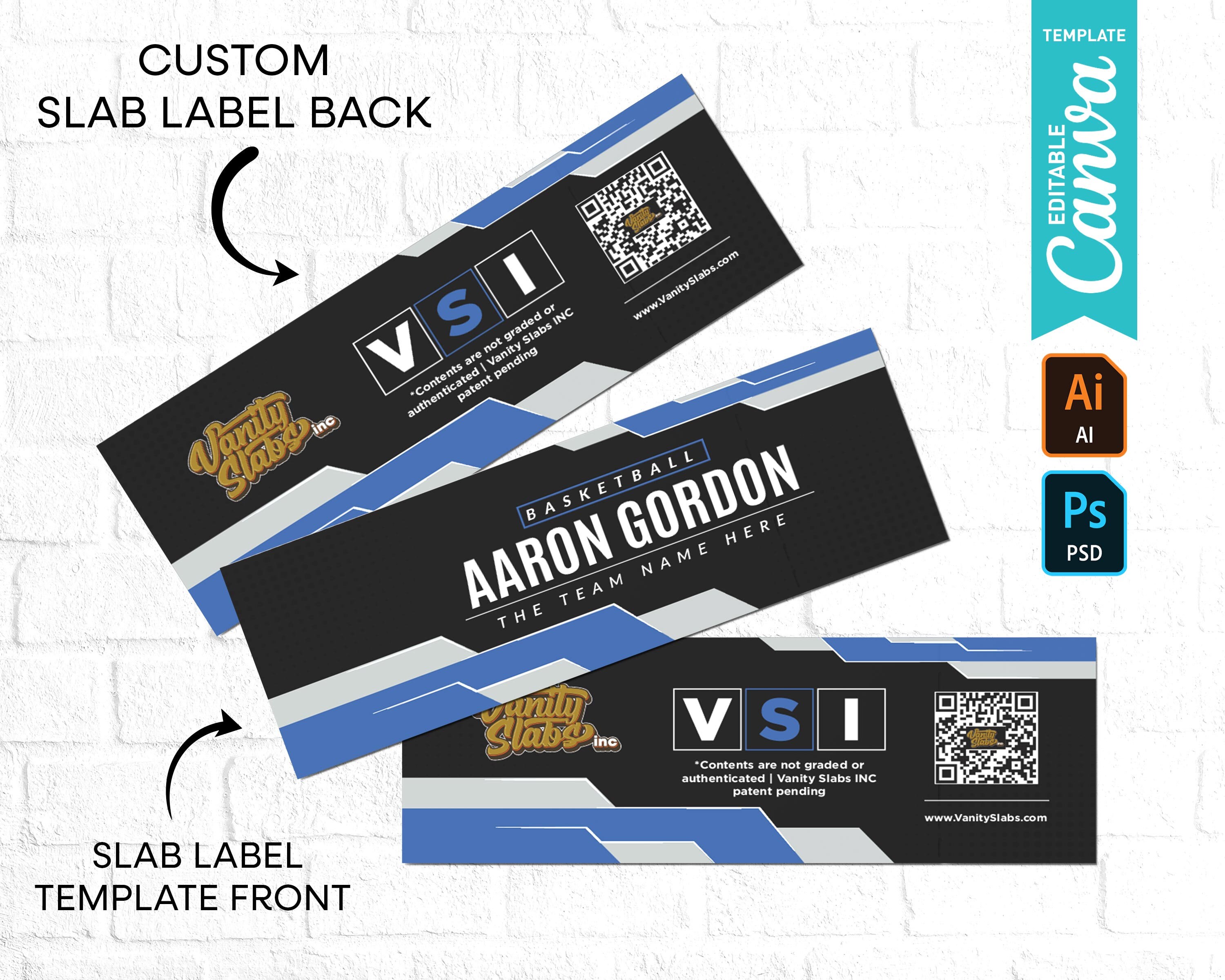 Custom Sports Label Design, Premium Style Label, LABEL Design for Card ...
