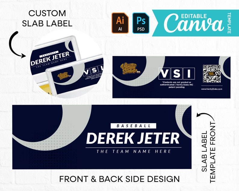 Graded Card Label Template - prntbl.concejomunicipaldechinu.gov.co