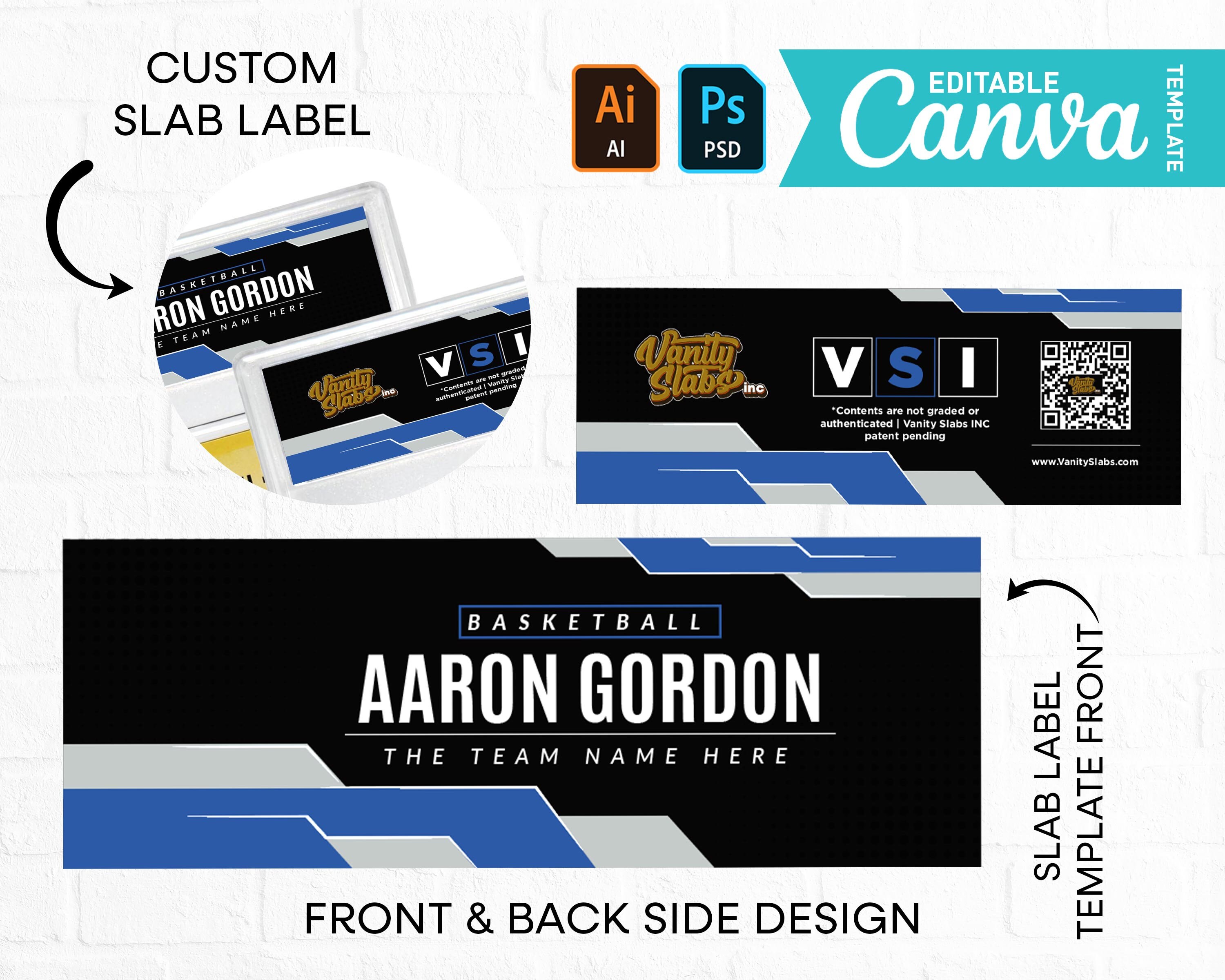 Custom Sports Label Design, Premium Style Label, LABEL Design for Card ...