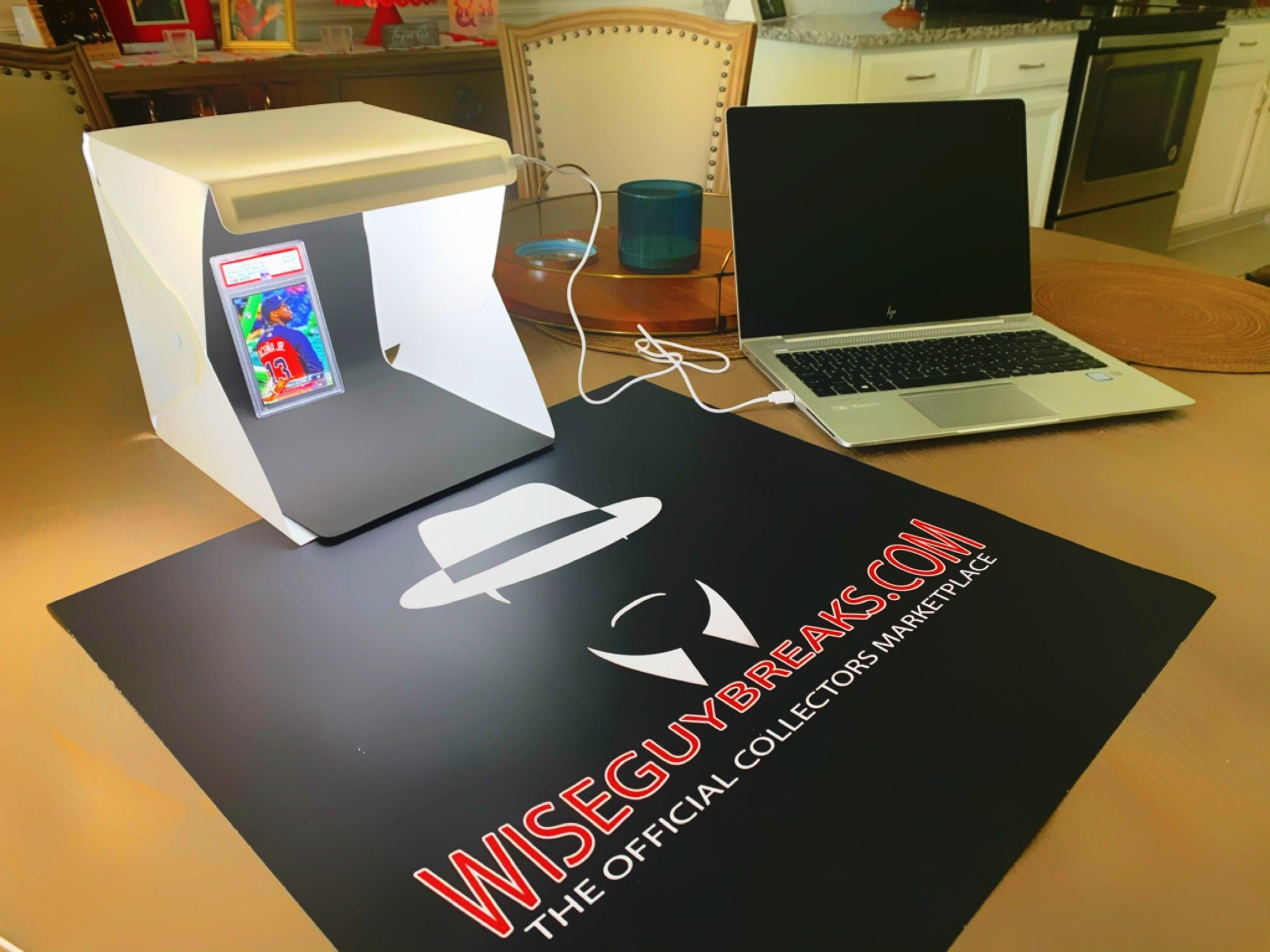 Sports Cards Vanity LED Photo Box Size Small (8in by 8in) for Baseball ...