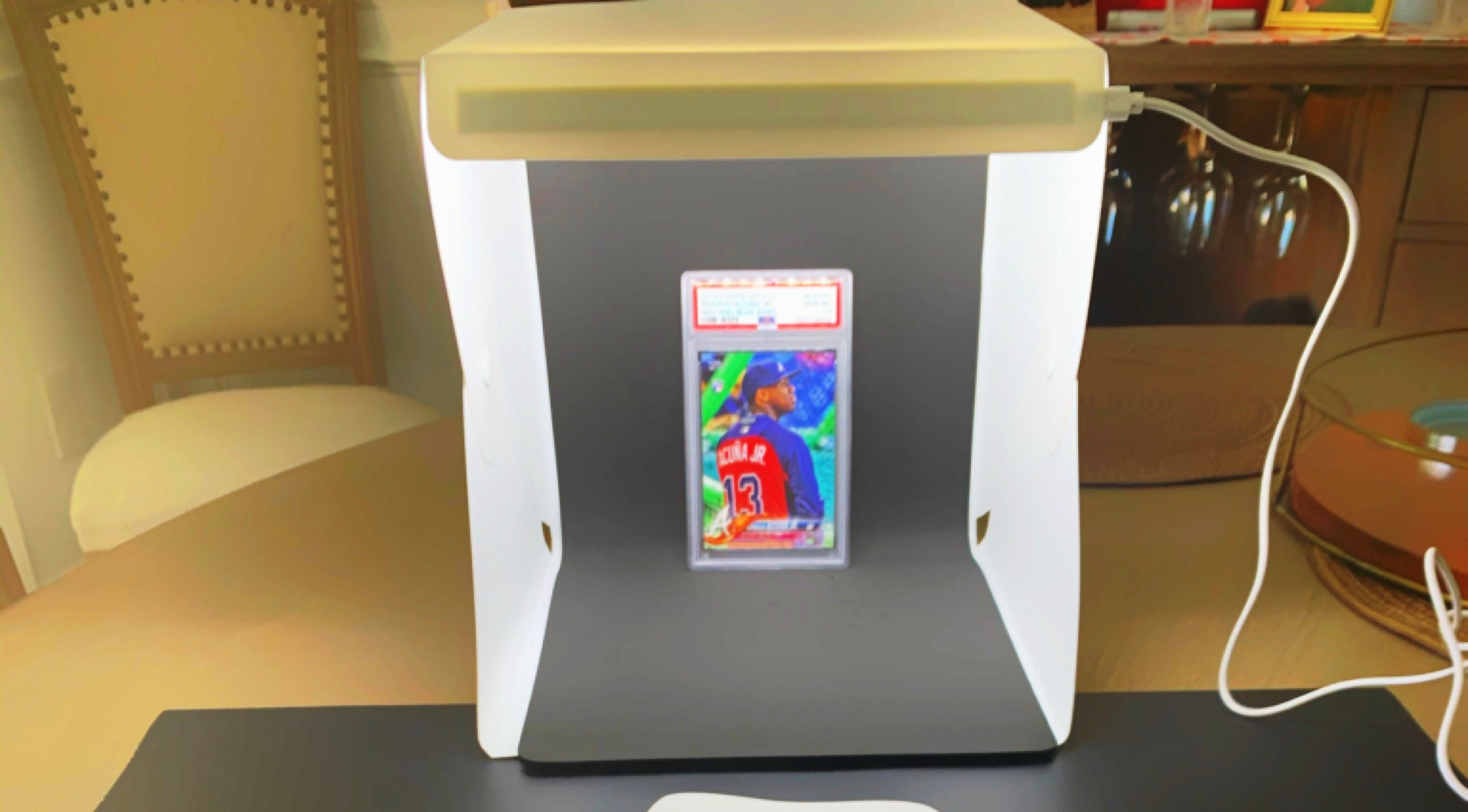 Sports Cards Vanity LED Photo Box Size Small (8in by 8in) for Baseball ...