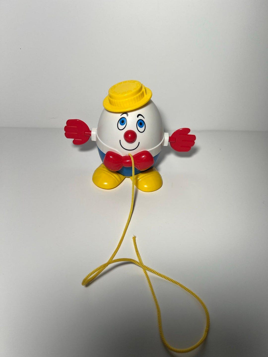 Fisher Price Humpty Dumpty Pull Toy Yellow Hat Baby Toddler - Etsy