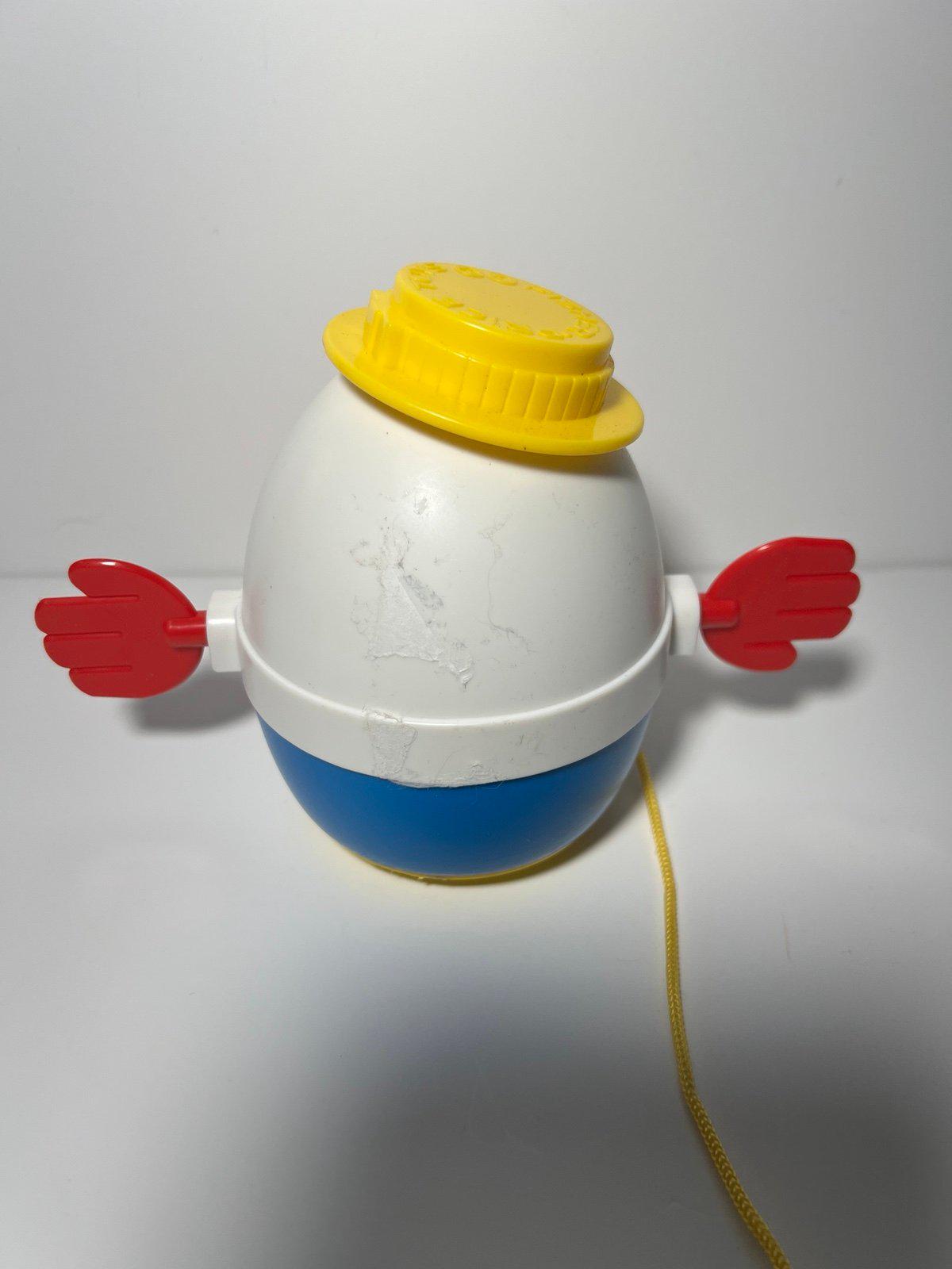 Fisher Price Humpty Dumpty Pull Toy Yellow Hat Baby Toddler - Etsy