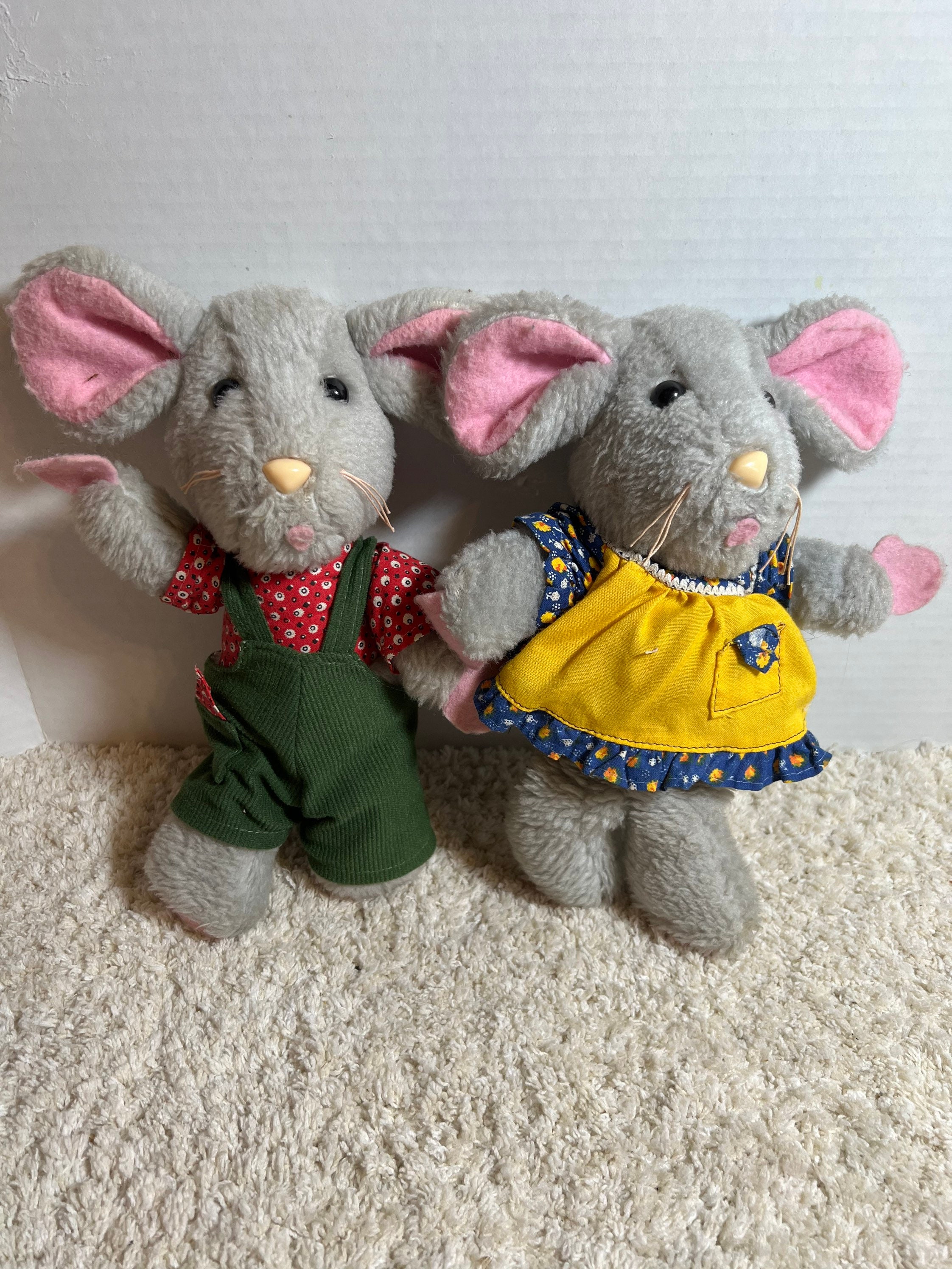 Vintage Knickerbocker Animals of Distinction Boy/girl Mice - Etsy