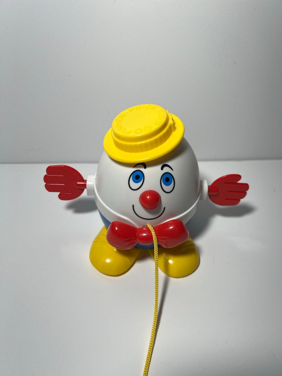 Fisher Price Humpty Dumpty Pull Toy Yellow Hat Baby Toddler - Etsy