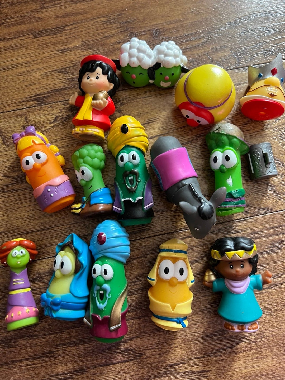 Veggie Tales PVC Figured Lot of 15 Pieces - Etsy