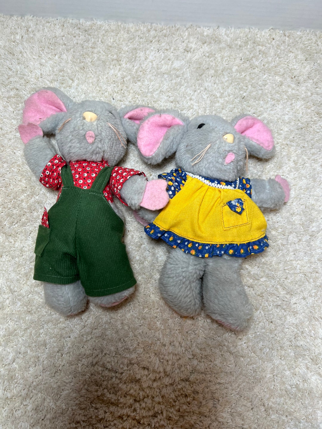 Vintage Knickerbocker Animals of Distinction Boy/girl Mice - Etsy