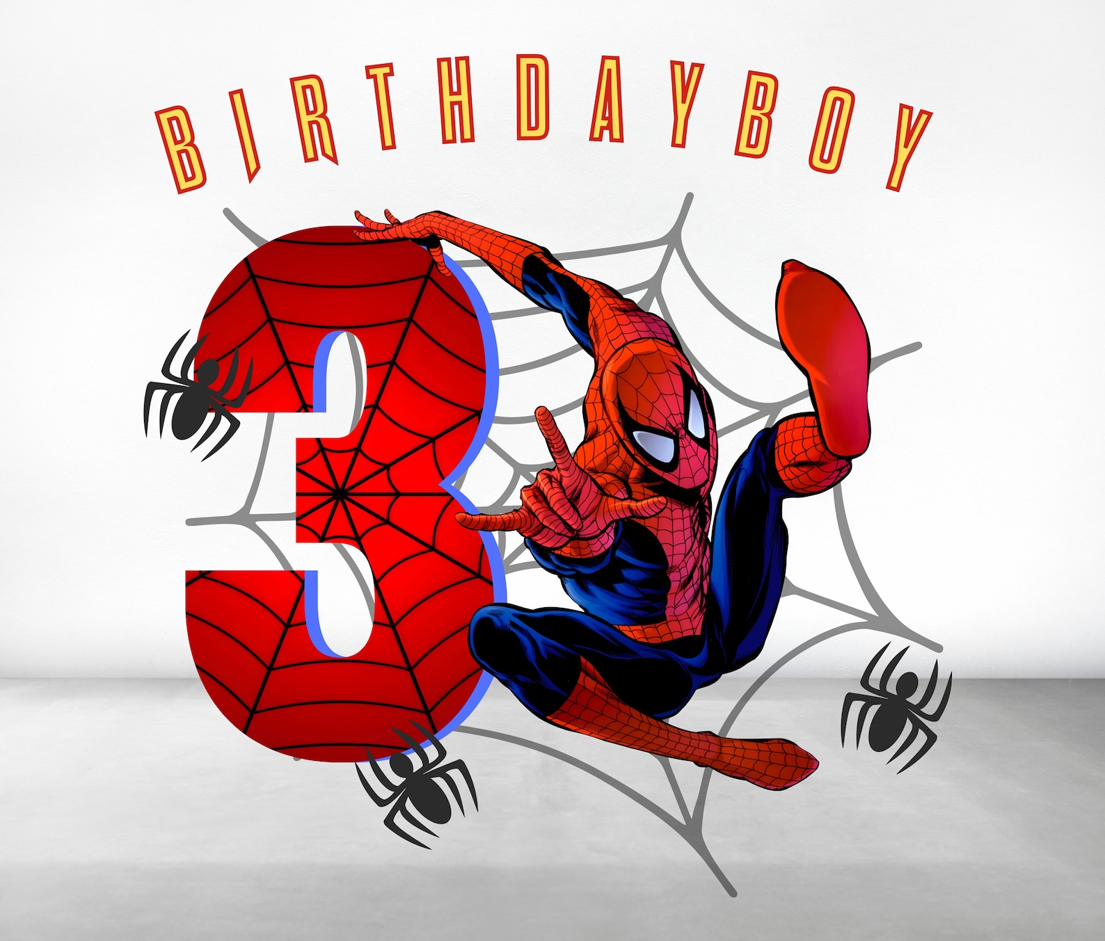 Spiderman Cumpleañero PNG / 3er Cumpleaños PNG - Etsy México