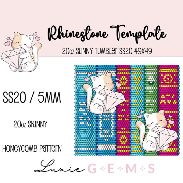 Rhinestone Templates - Etsy