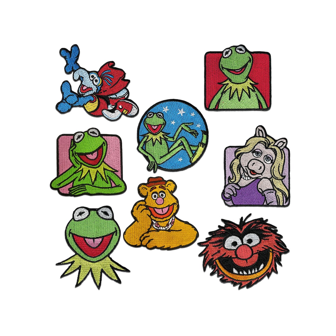 Disney © the Muppets Iron on Patch Application Badge Embroided Patches Stickers - Etsy