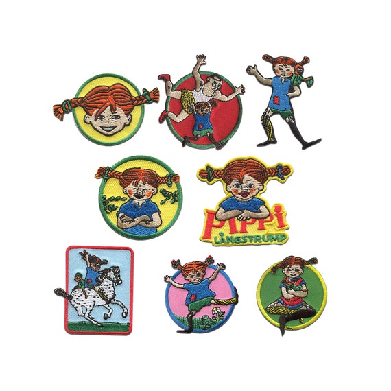 Pippi Longstocking © Iron on Patch Application Badge - Etsy
