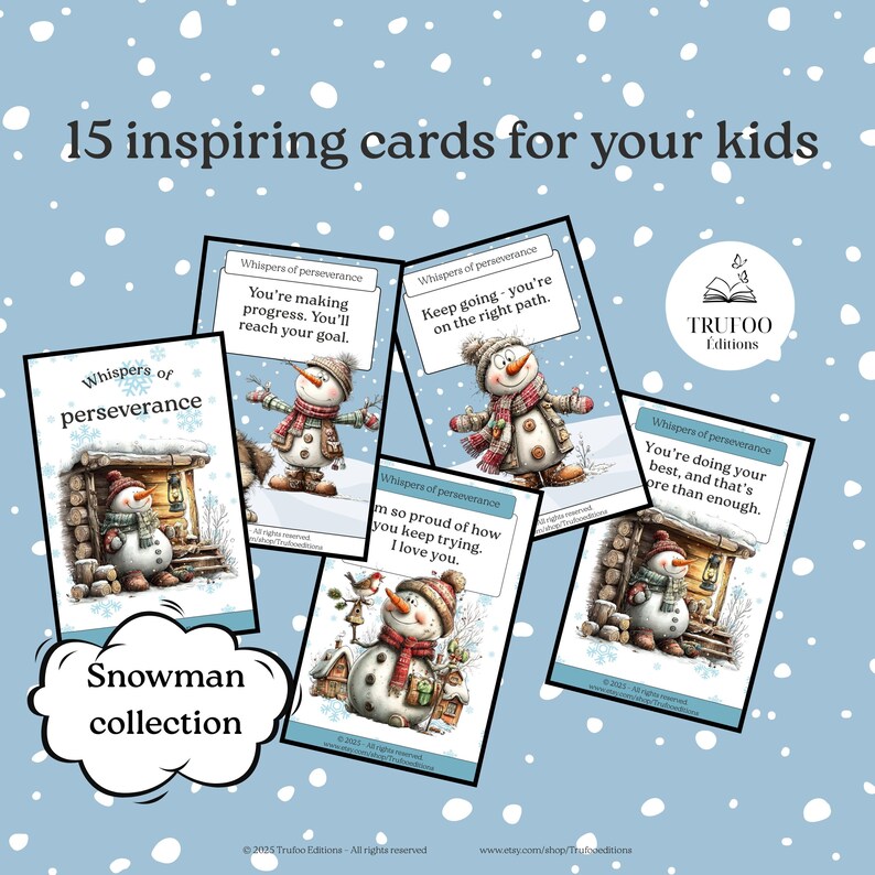 Kids Affirmation Cards | Printable Perseverance Cards for Kids ...