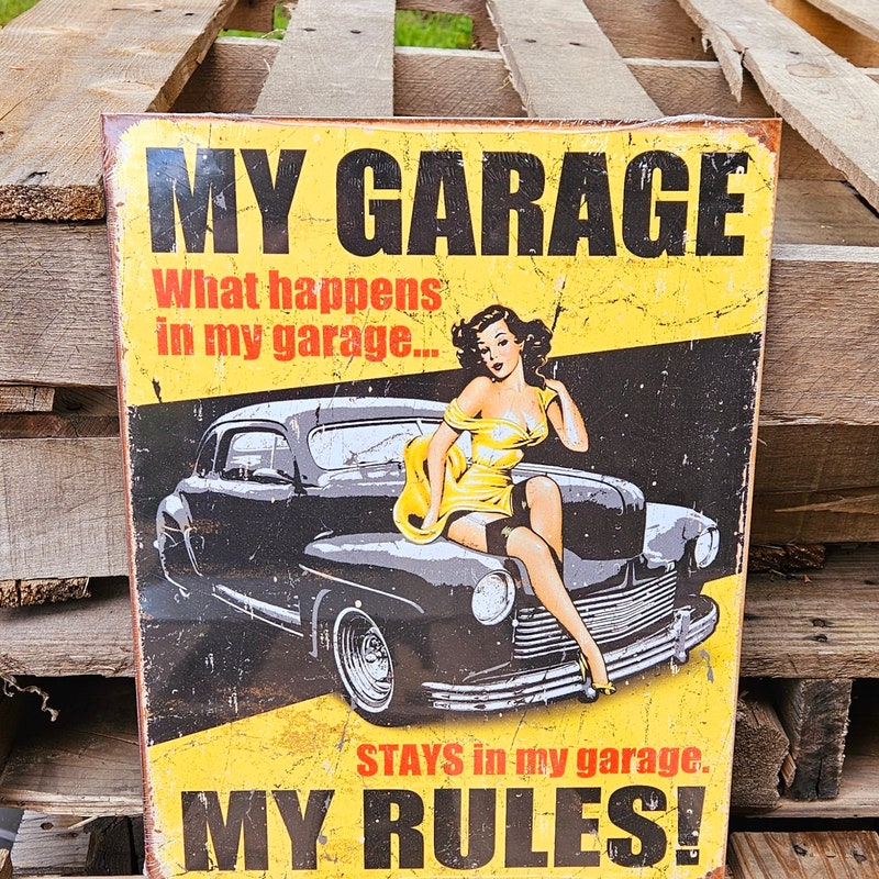 Vintage Pin up Sign - Etsy