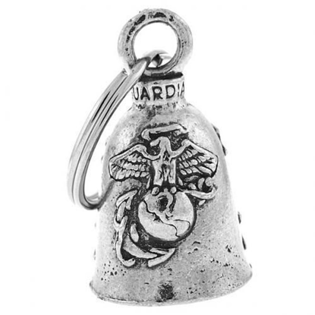 MARINES U.S.M.C. GUARDIAN BELL Biker Motorcycle Bell Fits Harley Gift ...
