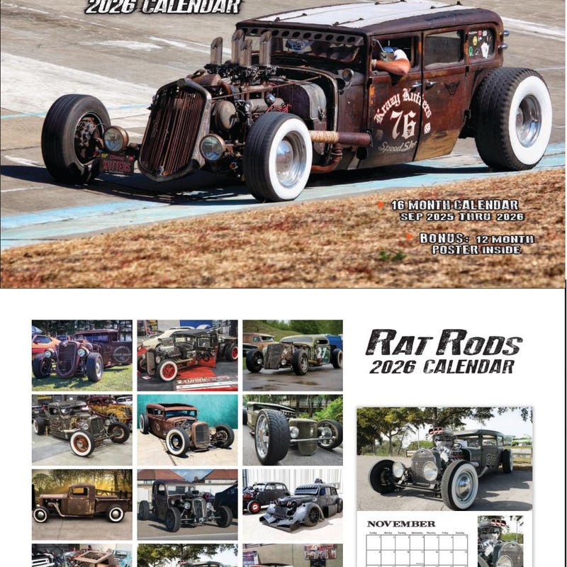 Ford Wall Calendar 2026 - Etsy