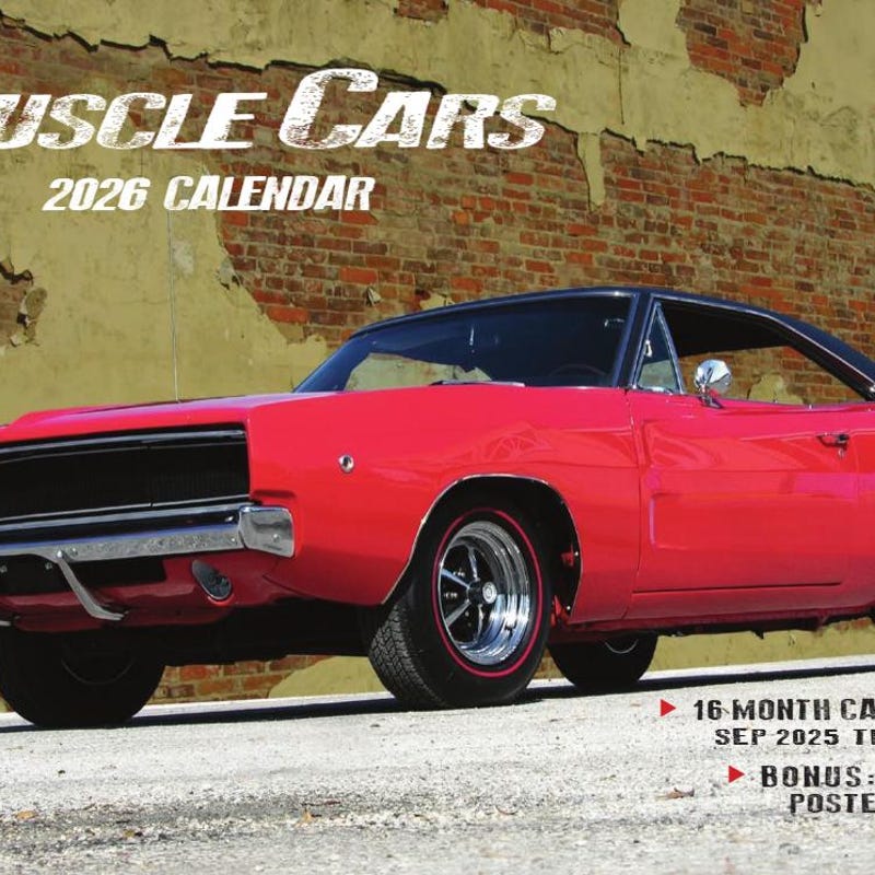 2026 Muscle Car Calendars - Etsy