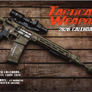2026 GUN CALENDAR 3 PACK Guns & Girls, Tactical Weapons, Handguns Gift ...