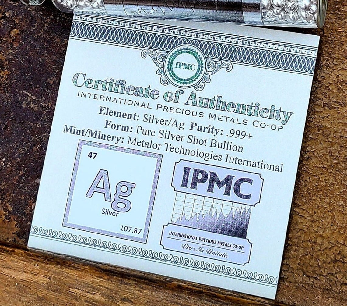 Fine Silver .9999 10 GRAMS Silver Bullion - Silver Shot / Nuggets ...
