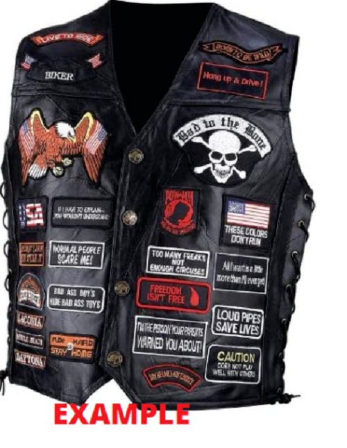 FUNNY BIKER PATCH Can't Fix Stupid Can Only Hope to Survive Motorcycle ...
