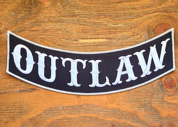 Outlaw Biker Jacket Patches
