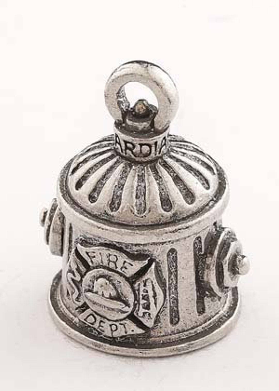 FIREMAN GUARDIAN BELL W/ 2 Legend Cards Good Luck & Motorcycle Lucky ...