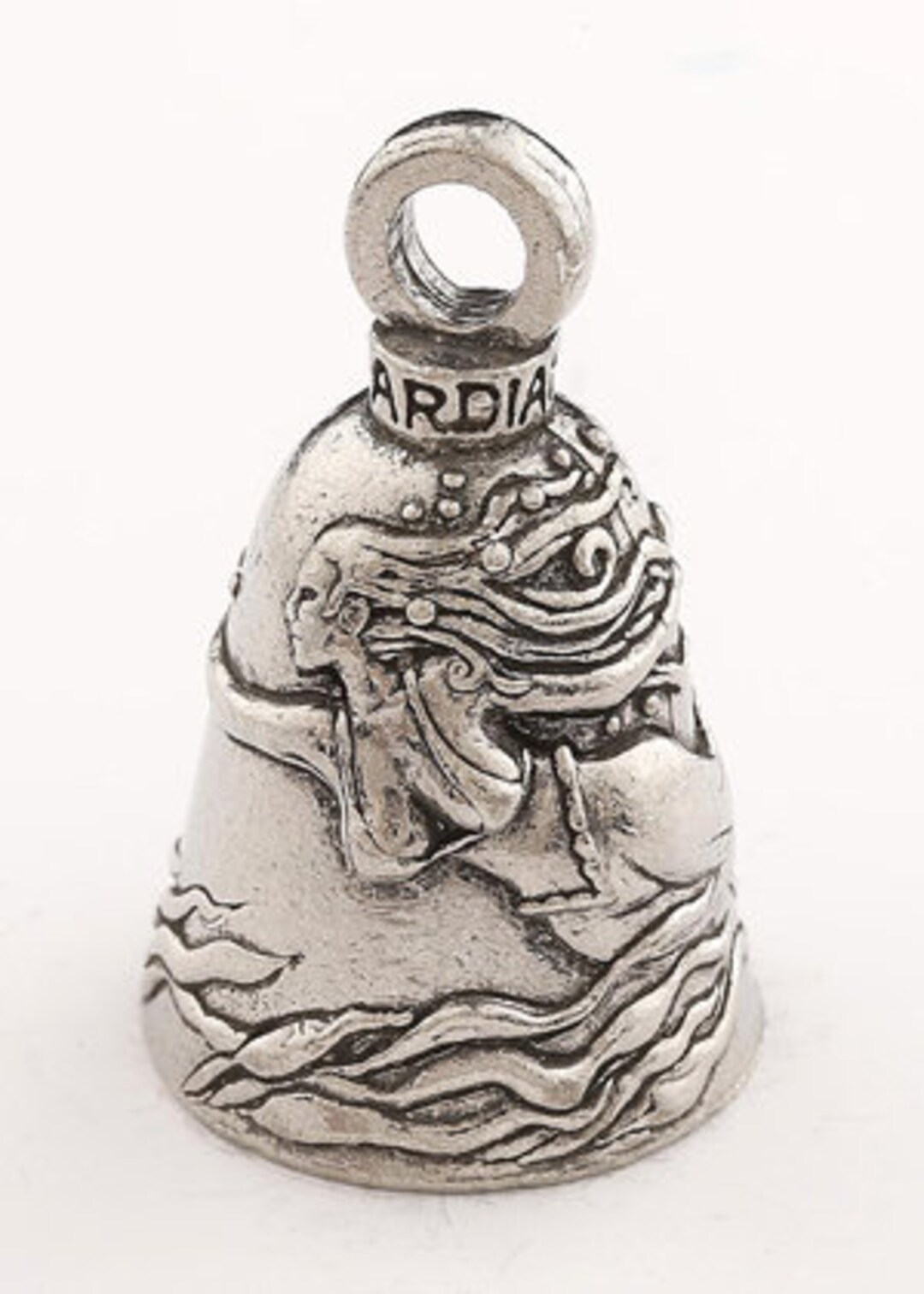 Mermaid Guardian® Bell Motorcycle FITS Harley Luck Gremlin Ride Dyna ...