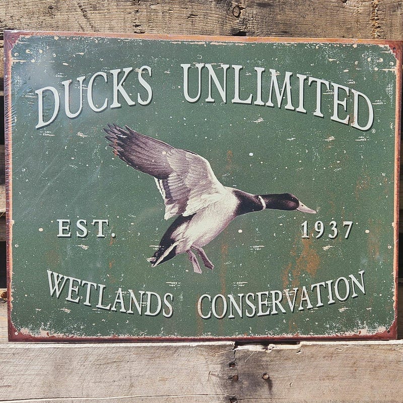Vintage Hunting Tin Signs - Etsy