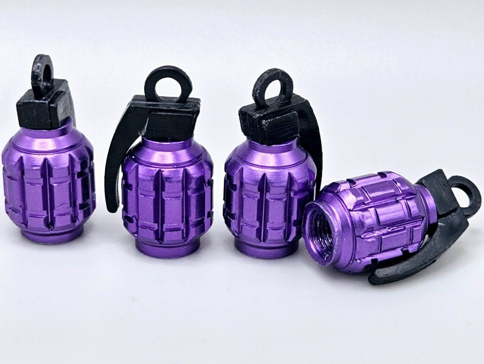Purple Grenade 4pc KUSTOM KAPZ Custom Tire Valve Caps Car - Etsy