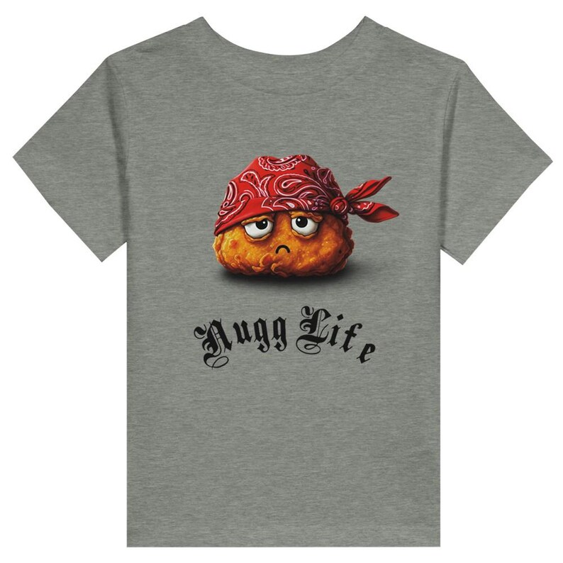 Chicken Nugget Nugg Life T-shirt - Cute Kids Tee - Fun Gift for ...